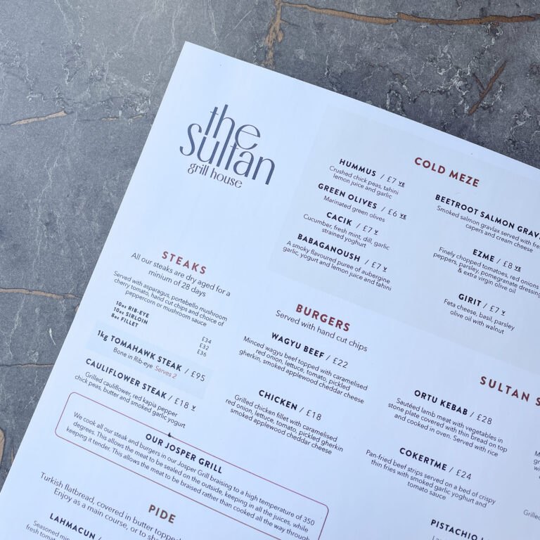 The Sultan Grill House, Cardiff Bay review - Selina Rose Eats